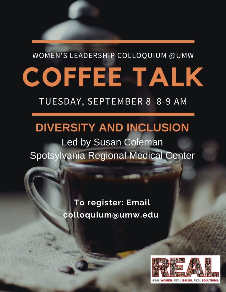 Leadership Colloquium @UMW Presents Coffee Talk: Diversity and ...
