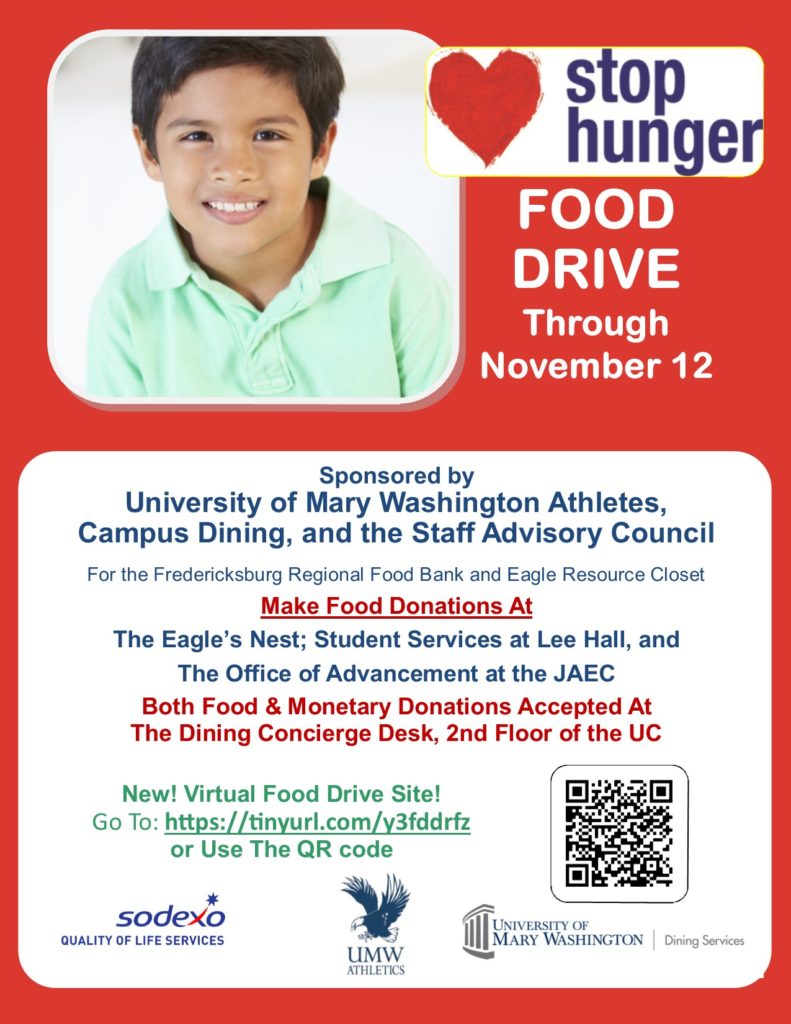 Stop Hunger Food Drive Runs Through Nov. 12 - EagleEye