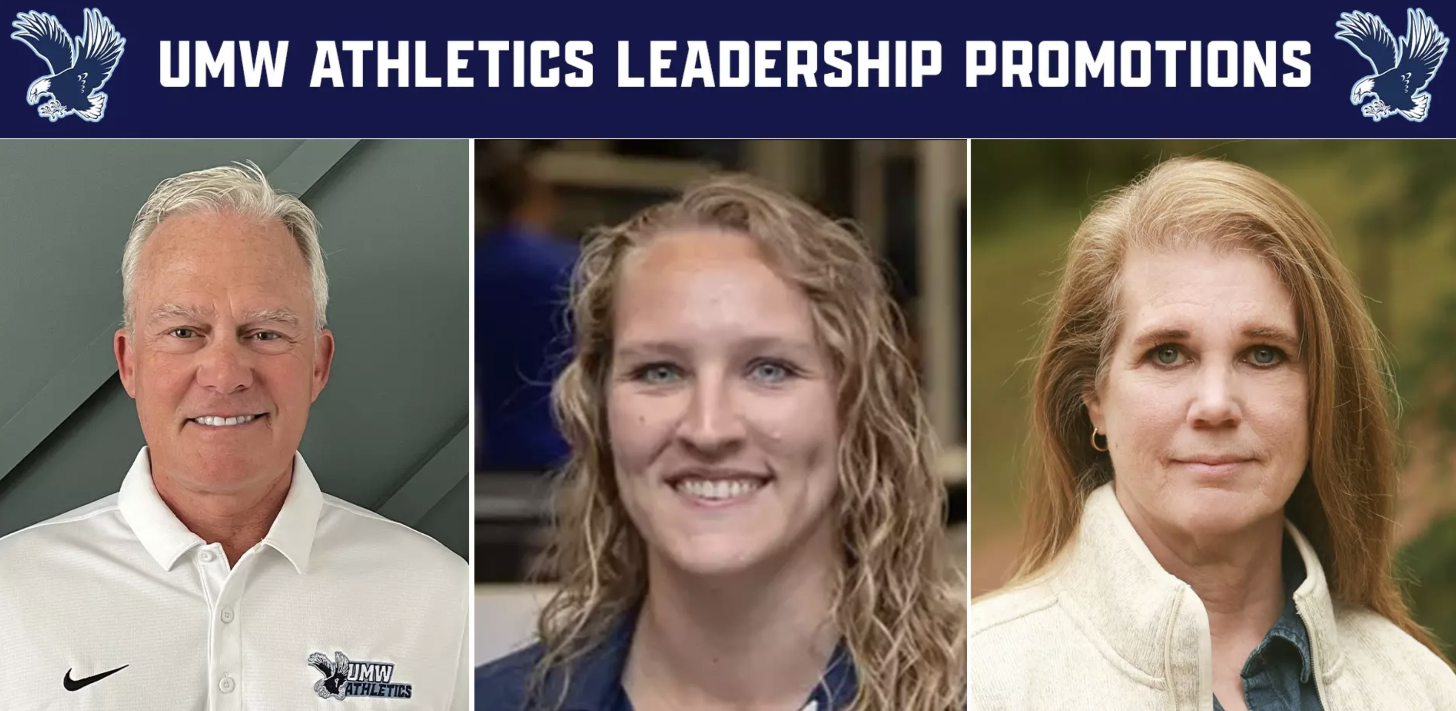 UMW Athletics Leadership Promotions - EagleEye