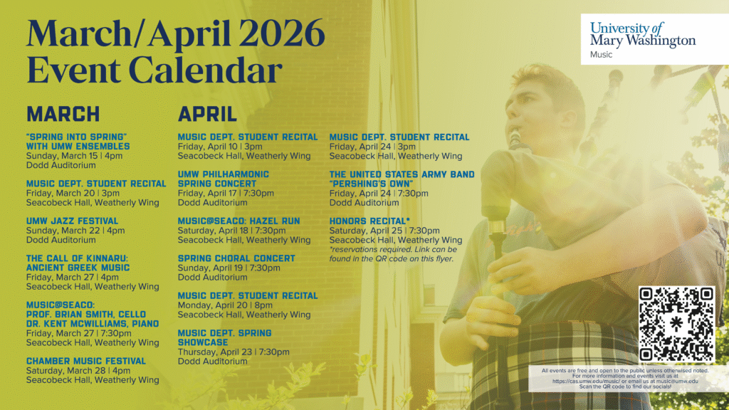 Music Department March/April Calendar of Events - EagleEye